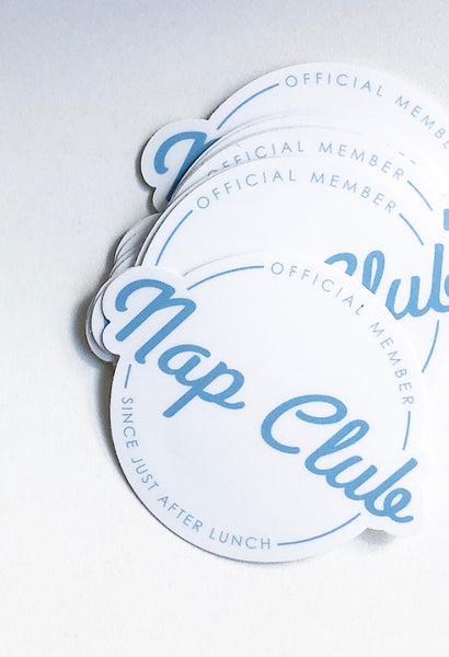 Nap Club Sticker – momshirt.com